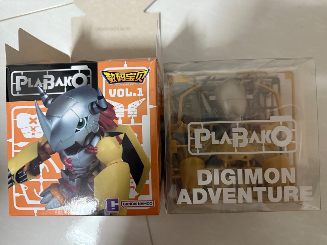 Plabako Digimon Metallic Wargreymon, Hobbies & Toys, Toys & Games on ...