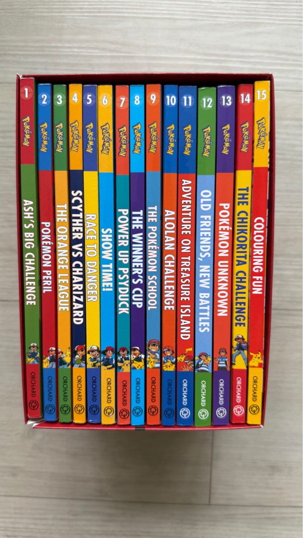 Pokemon Super Collection - 15 Book Set, Hobbies & Toys, Books ...