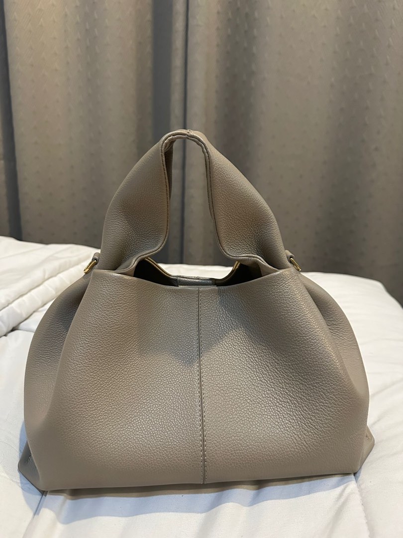 Polene neuf taupe, Fesyen Wanita, Tas & Dompet di Carousell