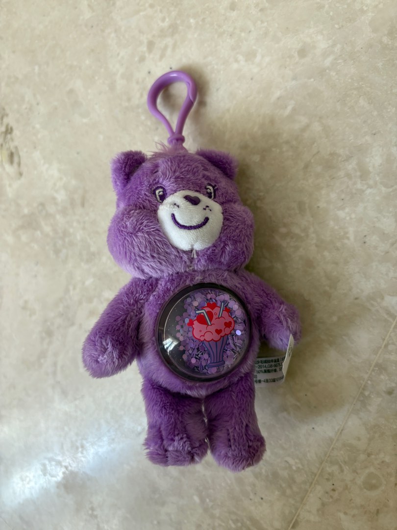 popmart Care Bears Purple Plushie, Hobbies & Toys, Toys & Games on ...