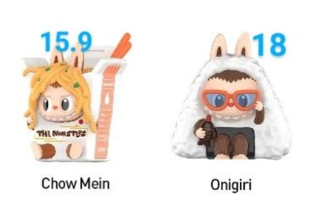 POPMART Labubu Wacky Mart Chow mien Onigiri, Hobbies & Toys, Toys ...