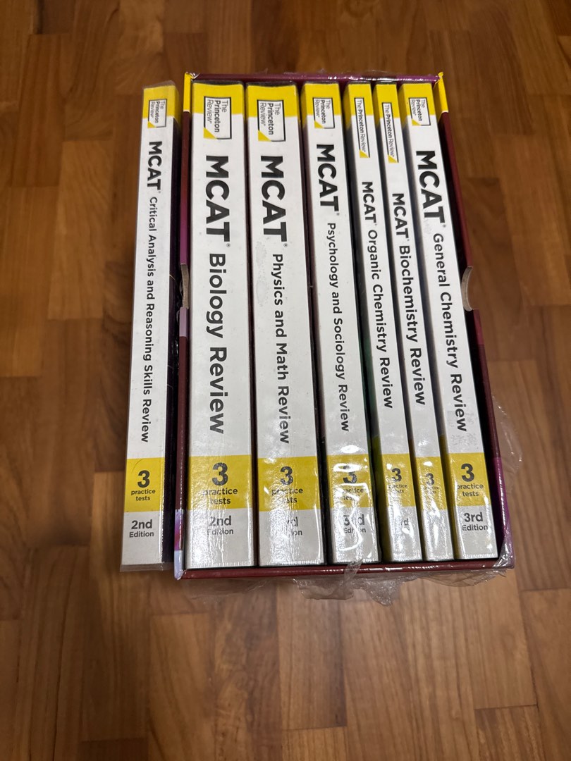 Princeton Review MCAT Study Set, Hobbies & Toys, Books & Magazines ...