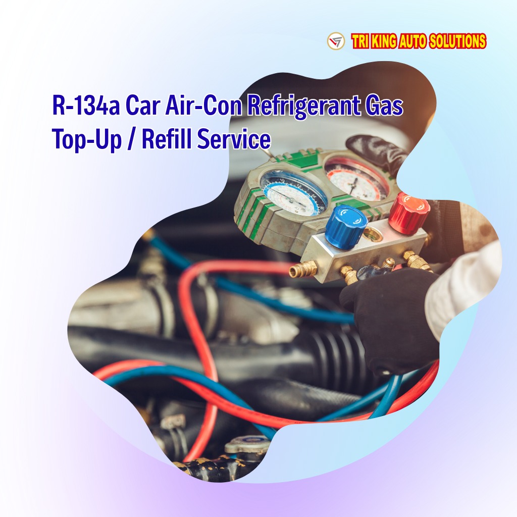 R-134a Car Air-Con Refrigerant Gas Top-Up Refill Service, Car ...