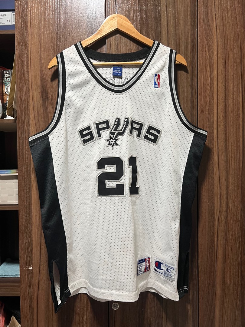 Rare Champion Tim Duncan Jersey, Men's Fashion, Activewear on Carousell