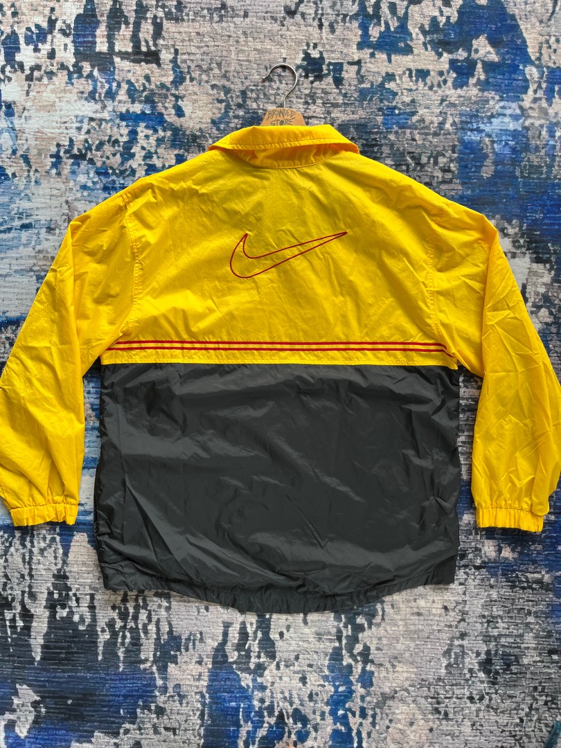 RARE Vintage Nike Big Swoosh DHL Zipper Jacket 90s, Men's Fashion ...