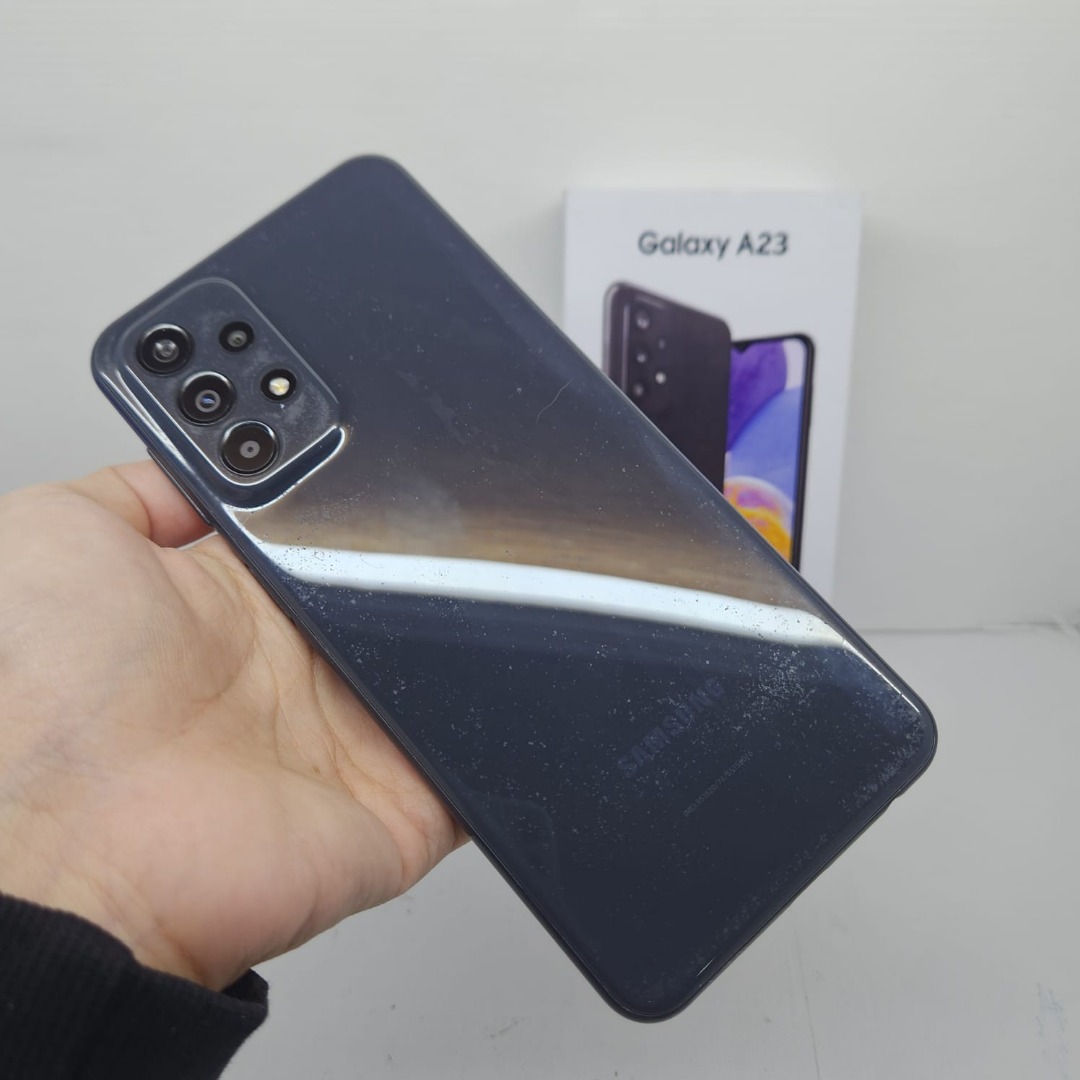Samsung Galaxy A23 Grey 6/128GB Fullset Mulus No Minus, Telepon Seluler ...