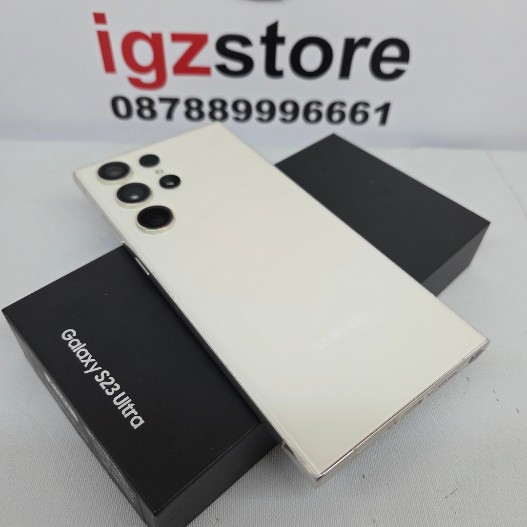Samsung S23 Ultra 12/256 Cream 98% Mulus Plastikan No Minus Fullset ...