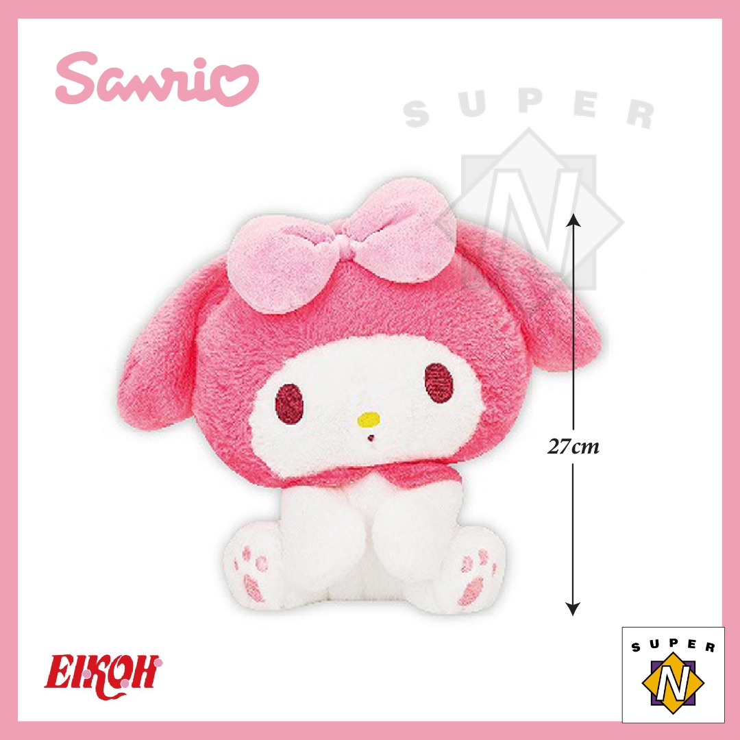 Sanrio Characters - My Melody Sitting Doll Ribbon BIG Type Plush Toy by Eikoh Japan / 27cm ...