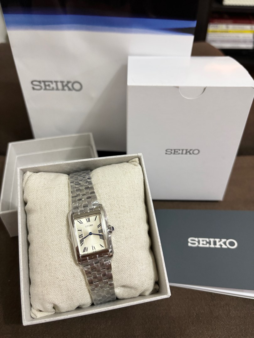 Seiko Womens Watch Silver Dial SWR083P1, Women's Fashion, Watches ...