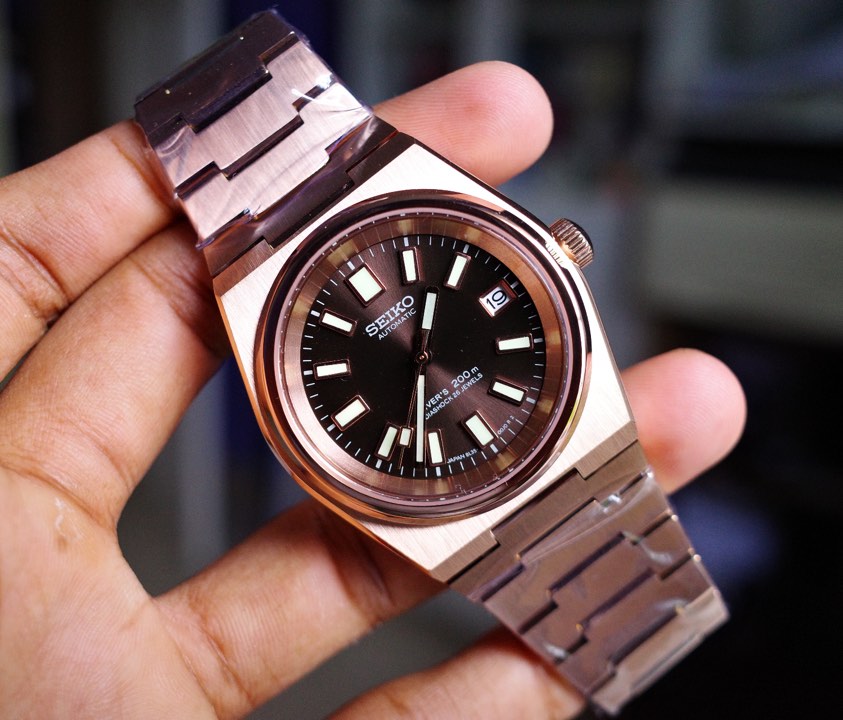 Seiko 62MAS PRX Rose Gold Watch Mod, Men's Fashion, Watches ...