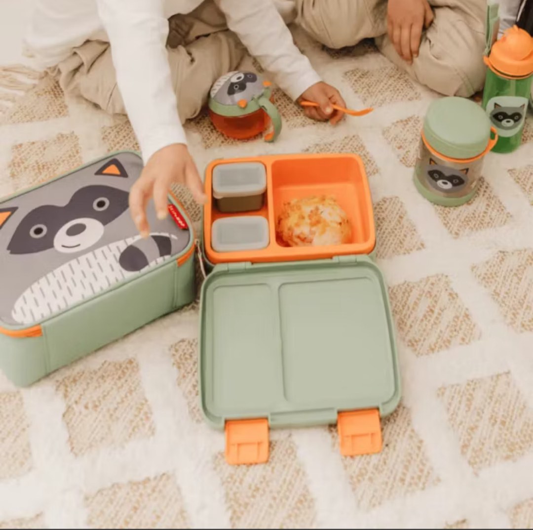 Skiphop Zoo Style Bento Box - Kotak Bekal Anak 2 Sekat dan 1 Kotak ...