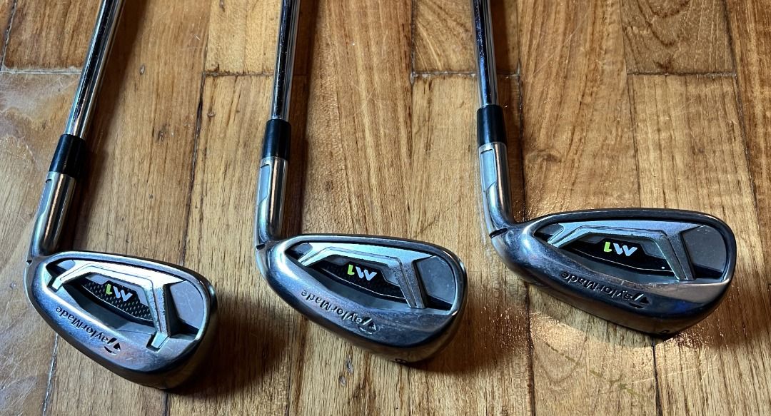 Taylor Made M1 Golf Clubs: Short Irons (#8, 9, & P). Steel Shaft ...