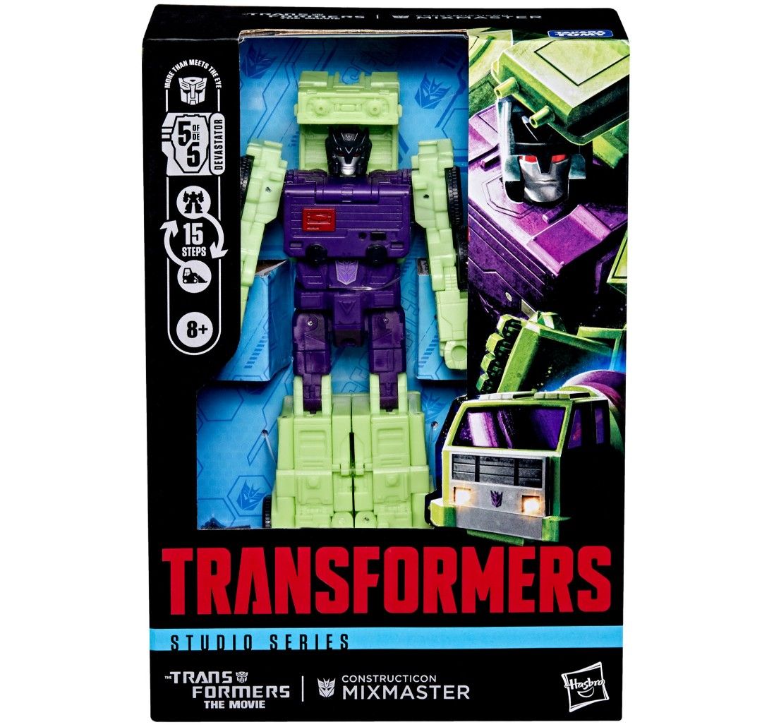 Transformers Studio Series 86 Voyager Class Constructicon Mixmaster ...