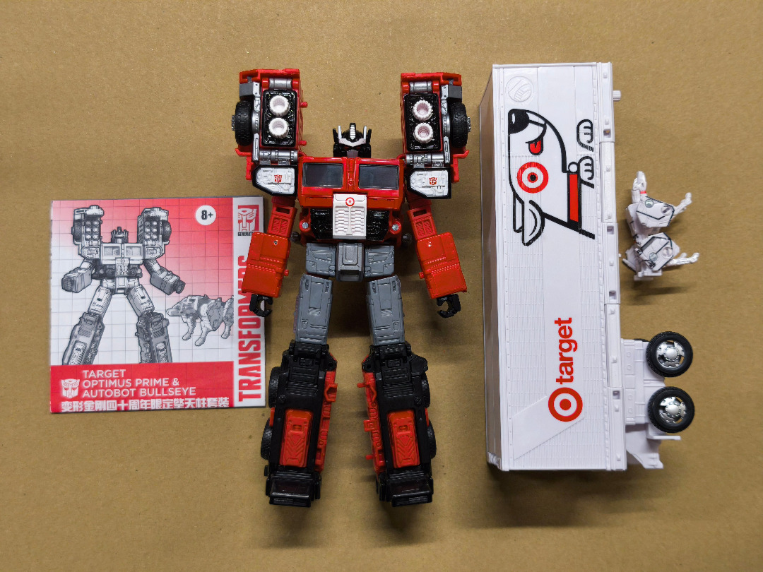 Transformers Target Exclusive Optimus Prime & Autobot Bullseye, Hobbies ...