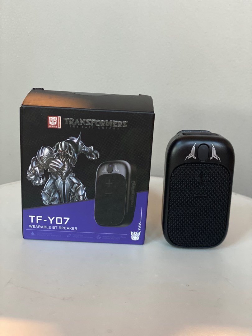 Transformers TF-Y07 Wearable Bluetooth Speaker, Audio, Soundbars ...