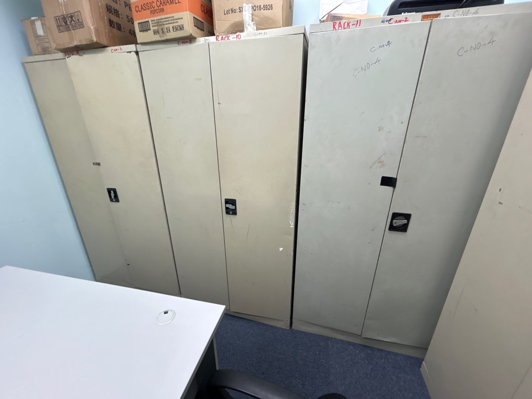 Used Metal Storage Cabinet, Furniture & Home Living, Furniture, Shelves ...
