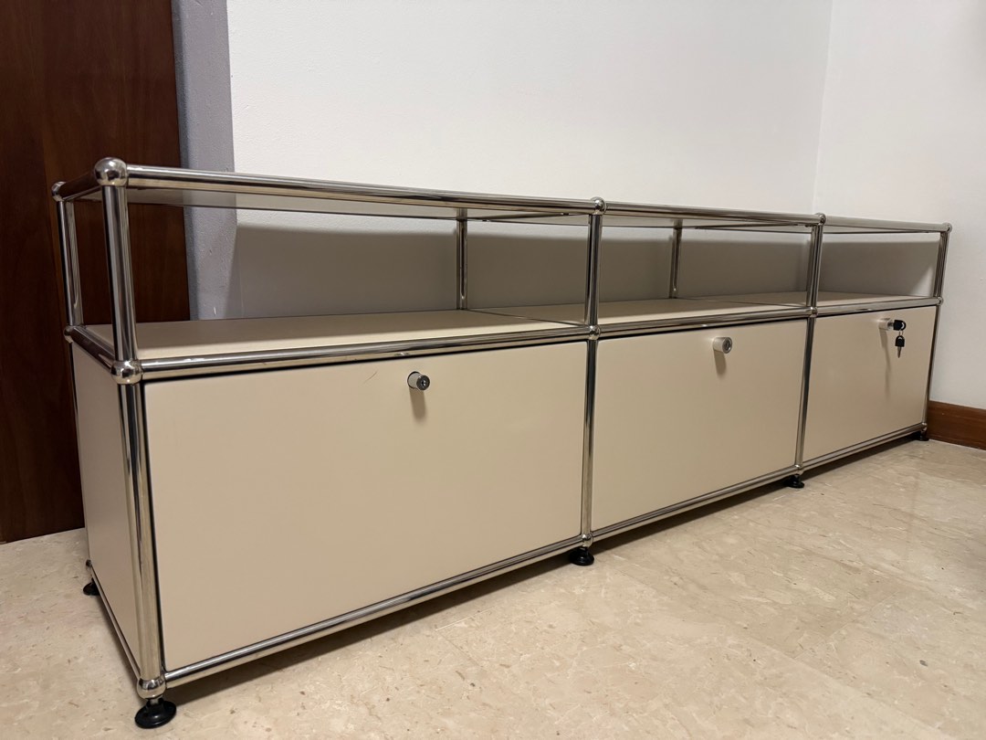 USM Haller inspired tv console, Furniture & Home Living, Furniture, TV ...