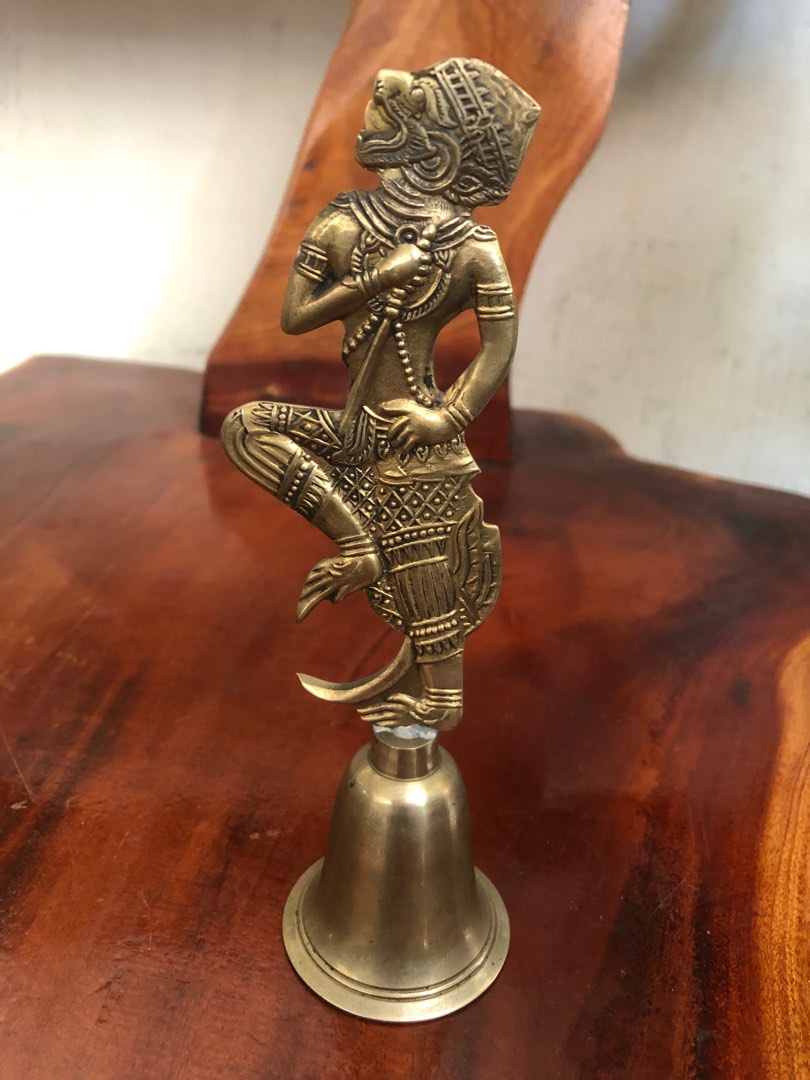 Vintage Hindu Dancing God Hanuman Bronze Bell, Hobbies & Toys ...