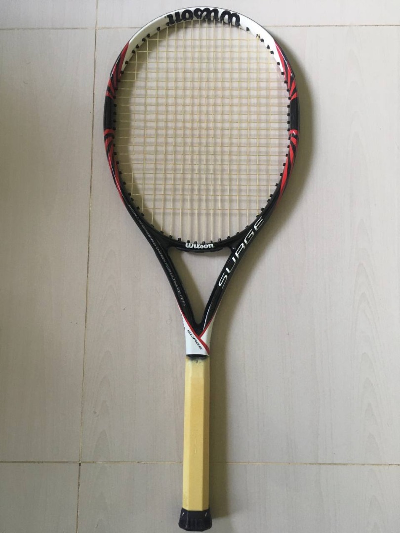 Wilson Surge BLX Tennis Racket, Sports Equipment, Sports & Games ...