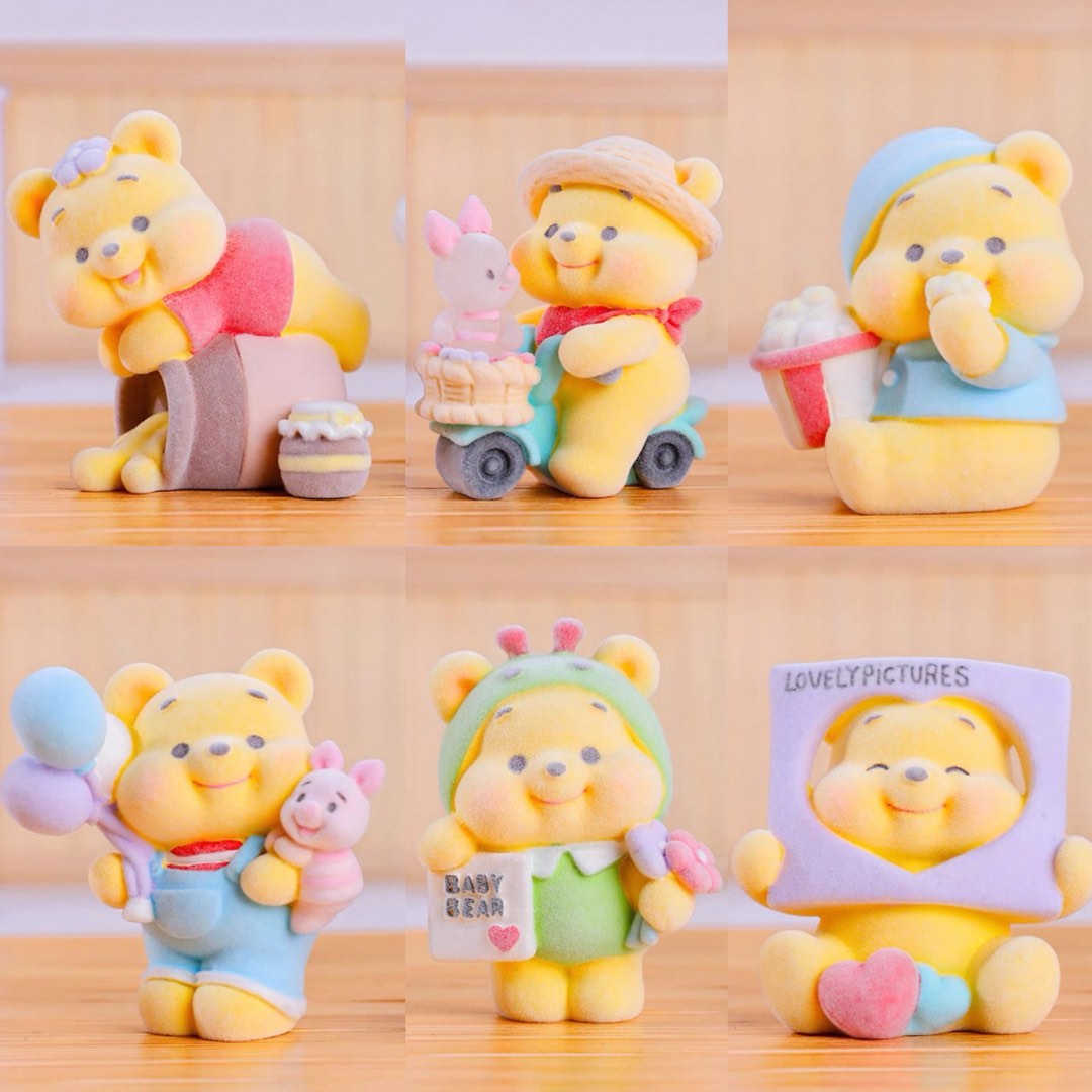 WINNIE THE POOH VELVET FARM SERIES / FULL SET / CONFIRMED DESIGN ...