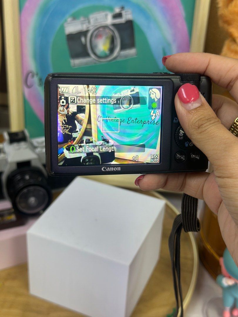 🎀 READY STOCK🎀 ★ CANON POWERSHOT S90 FULL BOX CCD, Photography, Cameras ...