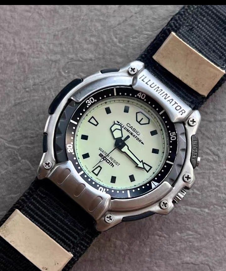 🔥 Casio Illuminator Diver-Style Watch | 200m WR | Vintage Military Look ...
