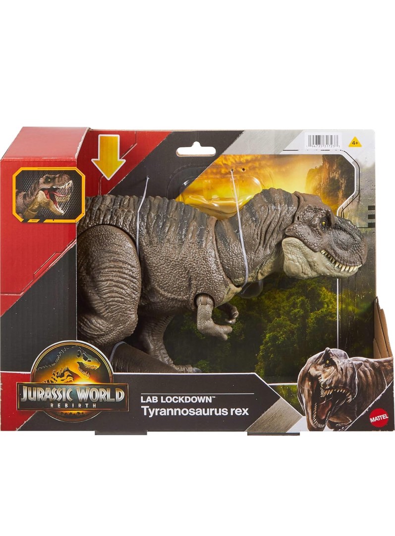 ( 4 IN STOCK ) T- REX Lab Lockdown 18 inch toy from Jurassic World Rebirth, Hobbies & Toys, Toys ...