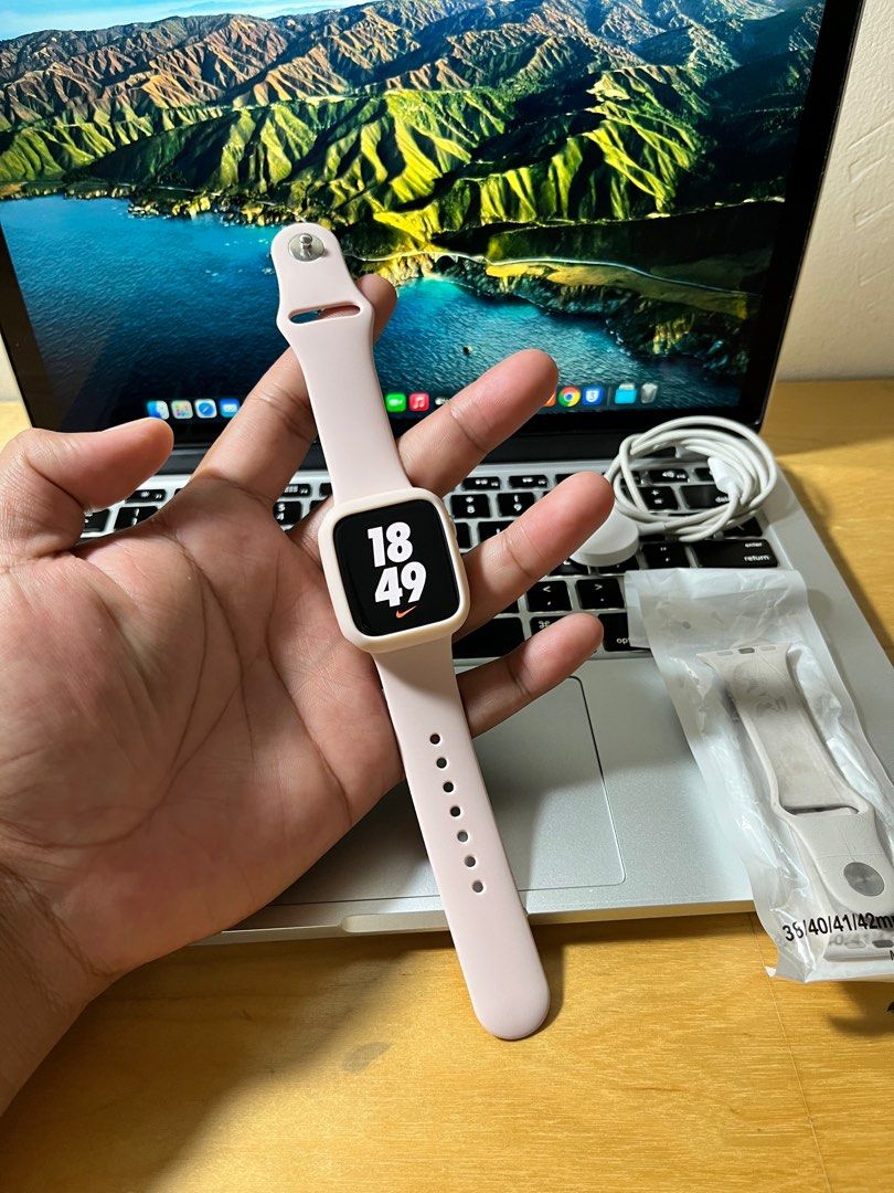 Apple Watch SE 2nd 40mm iBox Mulus BH 100% Paket Lengkap, Fesyen Wanita ...