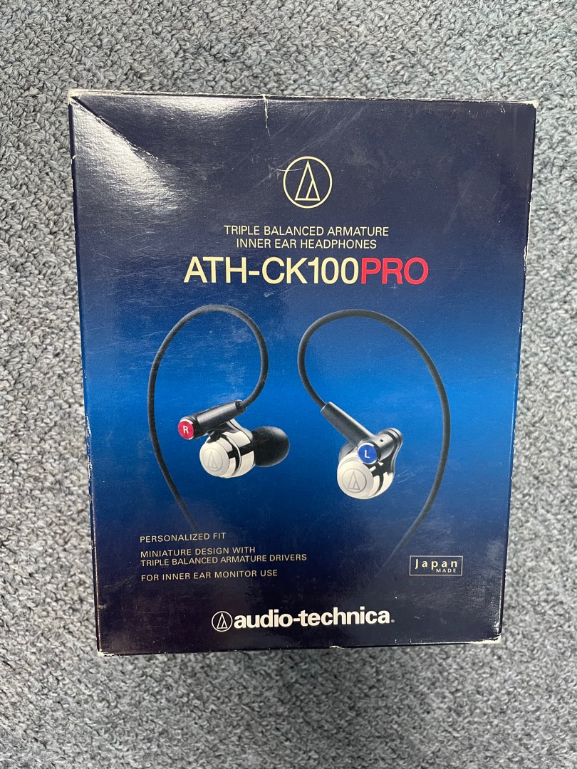 Audio Technica ATH-CK100Pro, 音響器材, 耳機 - Carousell