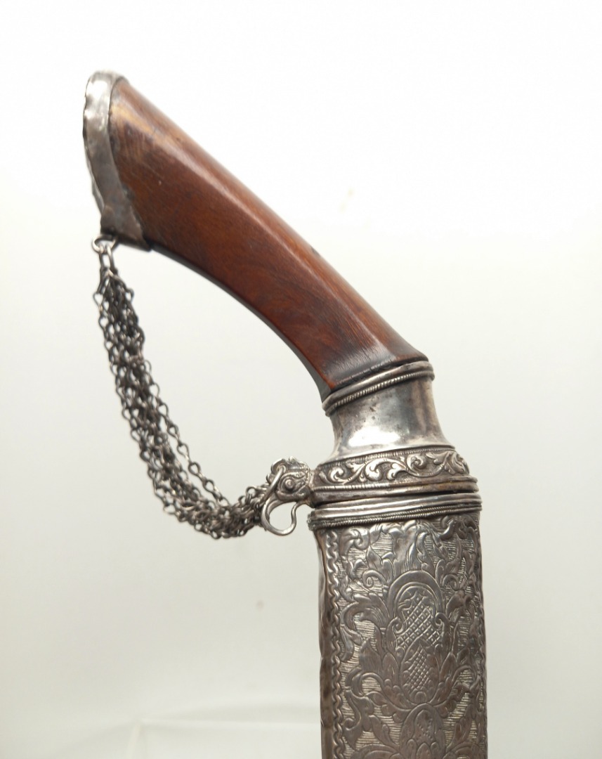 Badek Bugis Luwu Perak Not Keris Silver Collection Purposes, Hobbies ...