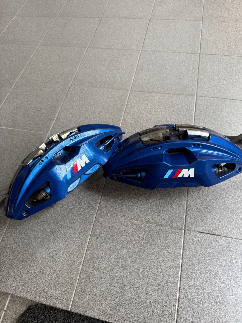 BMW M Sport Blue Brake Calipers, Car Accessories, Accessories on Carousell