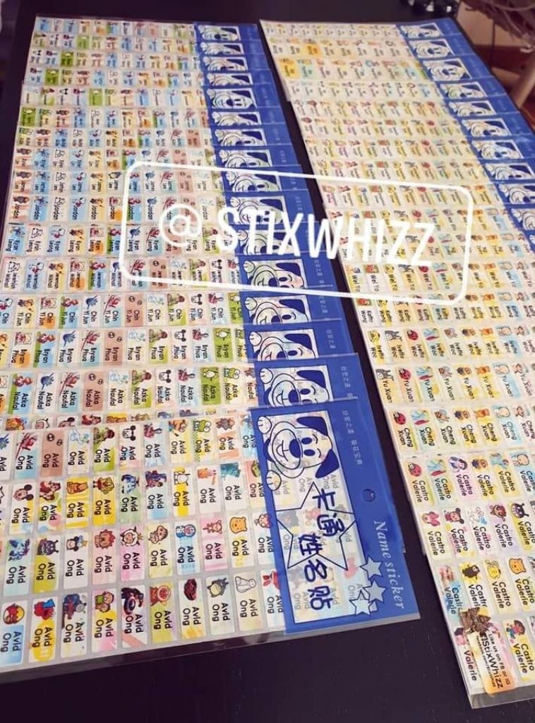 Cartoon Name Stickers, Hobbies & Toys, Art & Prints on Carousell