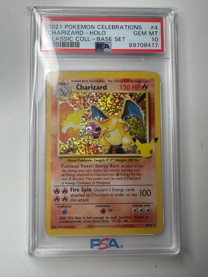 Celebration Charizard 25th psa 10 English, Hobbies & Toys, Toys & Games ...