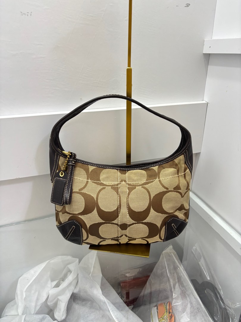 Coach Mini Ergo Canvas Mono, Luxury, Bags & Wallets on Carousell