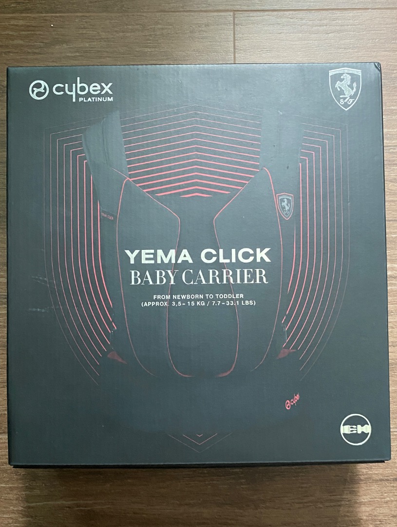 Cybex Yema Click Baby Carrier - Ferrari Edition, Babies & Kids, Going ...