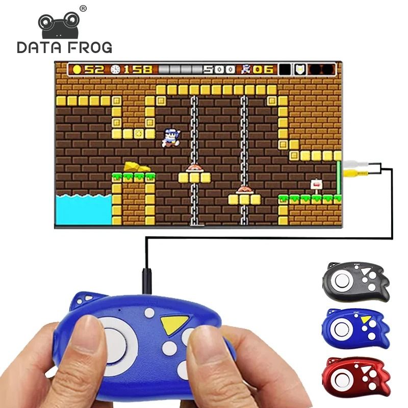 Data Frog Mini Video Game Console Portable 8 Bit Game Player Build In ...
