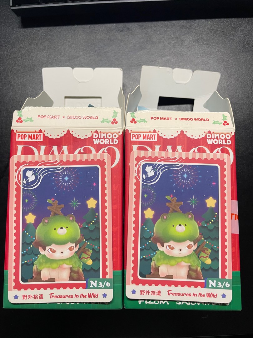 DIMOO WORLD Christmas Treasures in the Wild Blind Box, Hobbies & Toys ...