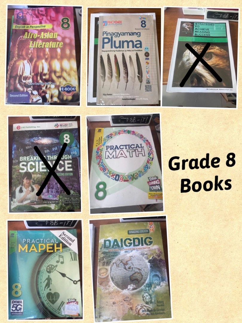 Grade 8 books (part 2), Hobbies & Toys, Books & Magazines, Textbooks on ...