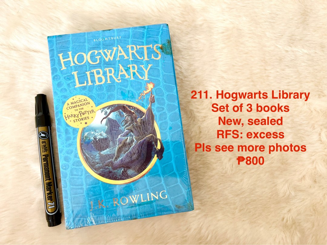Hogwarts Library 3-book set, Hobbies & Toys, Books & Magazines, Fiction ...