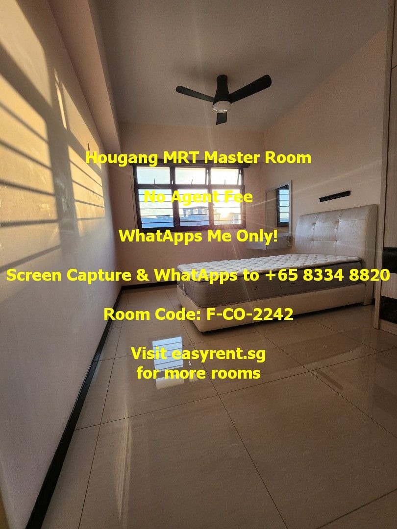Hougang MRT Master Room, Property, Rentals, Room Rentals on Carousell