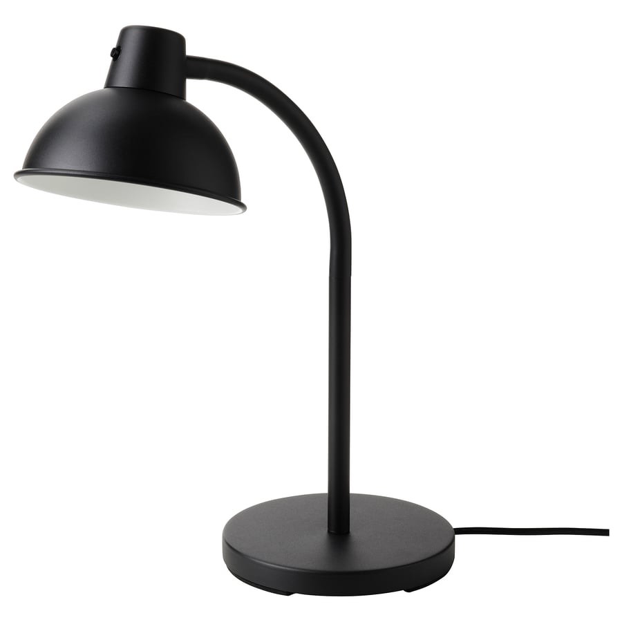 IKEA SKURUP Work lamp, black, Furniture & Home Living, Lighting & Fans ...