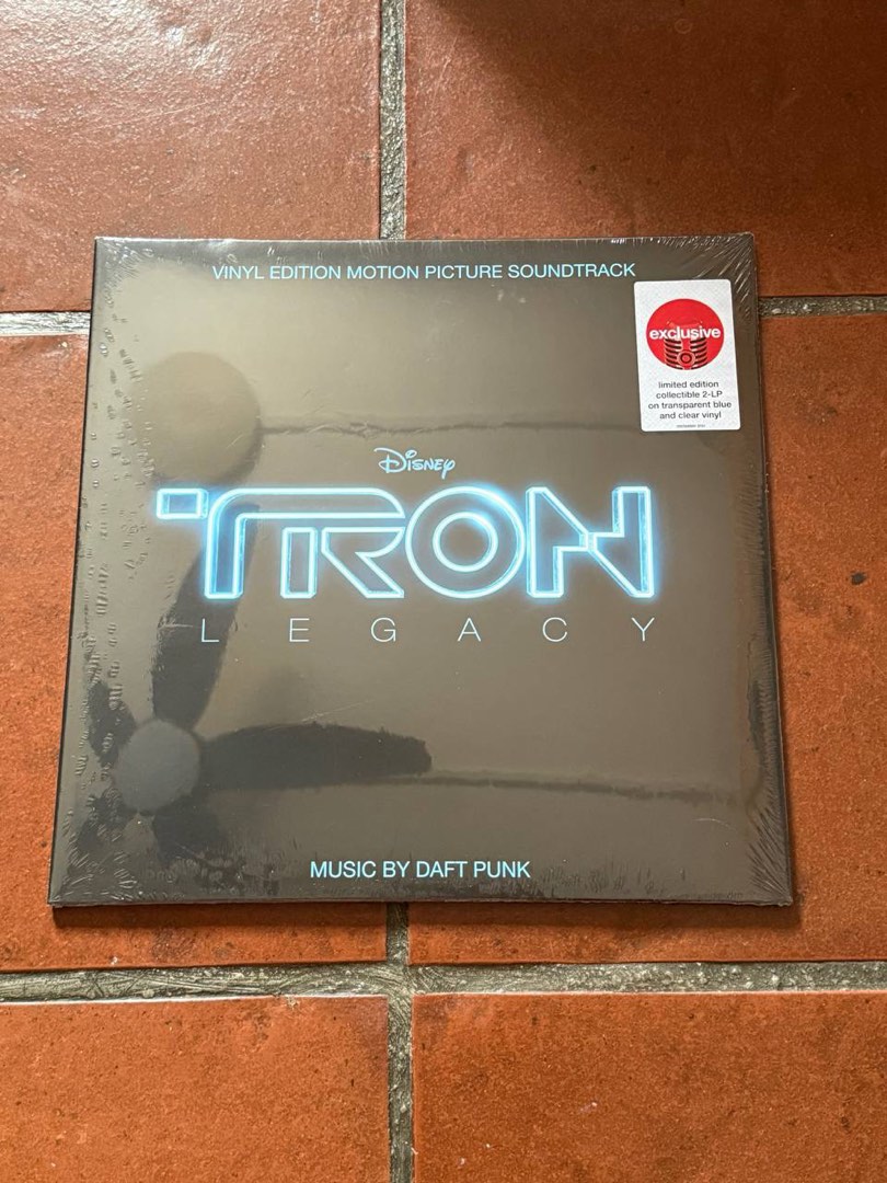 [In Stock] Tron Legacy (Daft Punk) Blue and Clear Vinyl Record, Hobbies ...