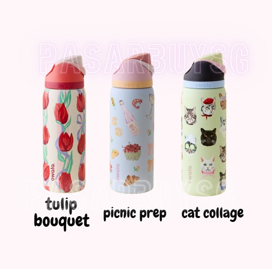 [INSTOCK] CAT COLLAGE OWALA 32OZ, Furniture & Home Living, Kitchenware ...