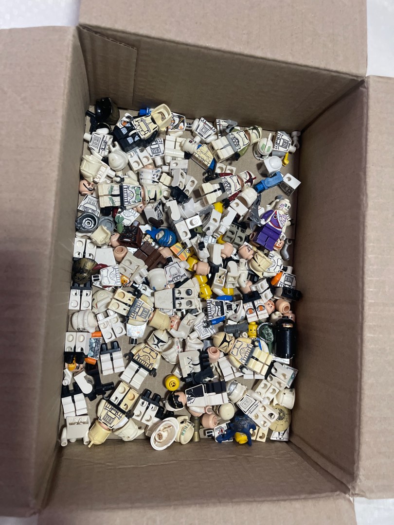 LEGO damaged Minifigure Lot, Hobbies & Toys, Toys & Games on Carousell