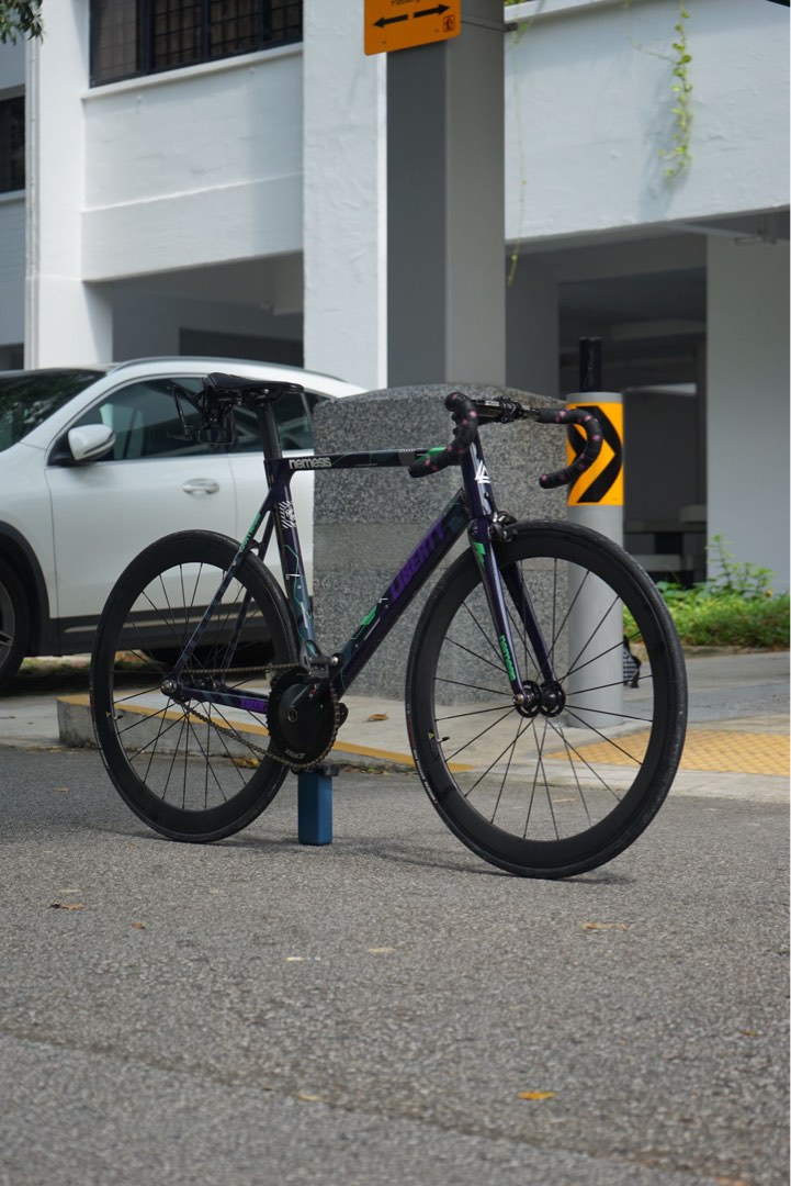 Liberty Nemesis Track Bike - Purple, Sports Equipment, Bicycles & Parts, Bicycles on Carousell