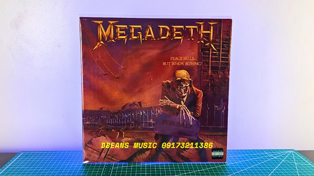 MEGADETH PEACE SELLS BUT WHO'S BUYING? REMASTERED LP VINYL, Hobbies ...