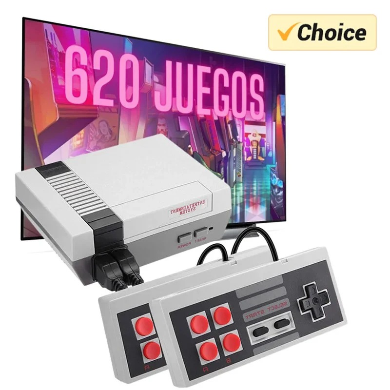Mini TV Handheld Family Recreation Video Game Console AV Output Retro ...