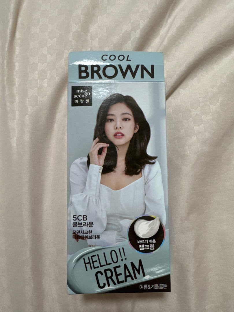 Mise en Scene Hello Cream Cool Brown Hair Dye, Beauty & Personal Care ...