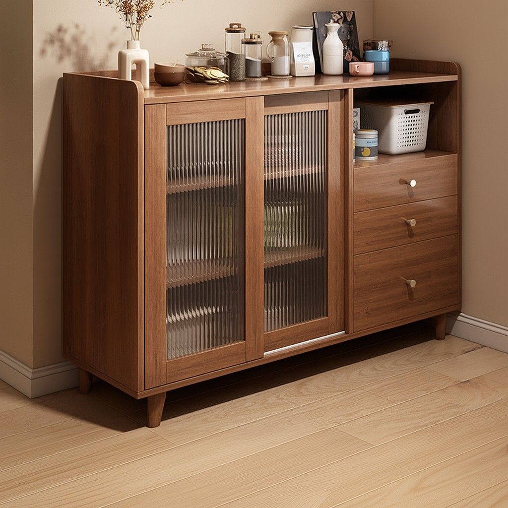 Multi Drawer Storage Cabinet | Sliding Door Cabinet Shelf | Dining Room ...