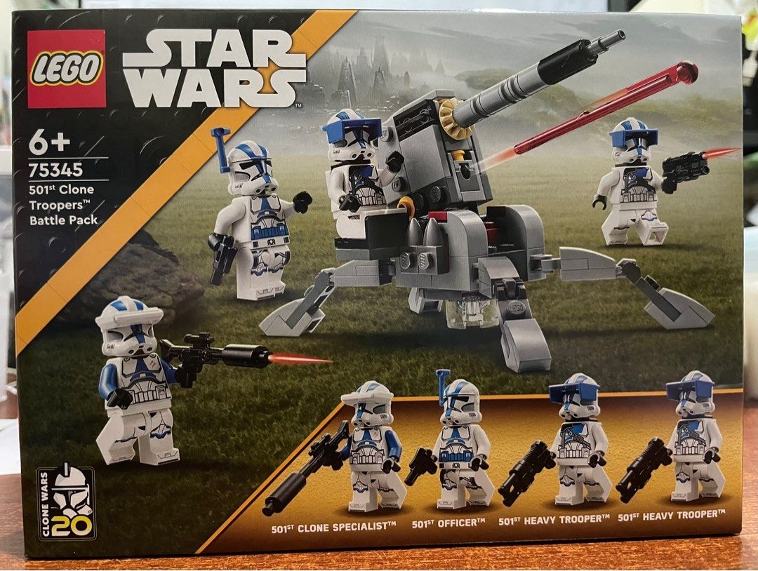 Original LEGO Star Wars 75345 501st Clone Troopers Battle Pack (119 ...